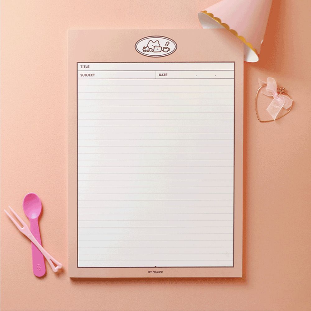 MochiThings: Cat B5 Pastel Notepad
