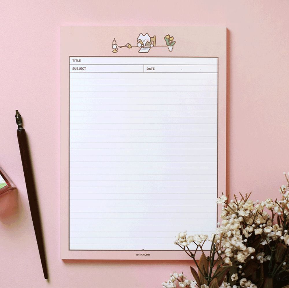 MochiThings: Cat B5 Pastel Notepad