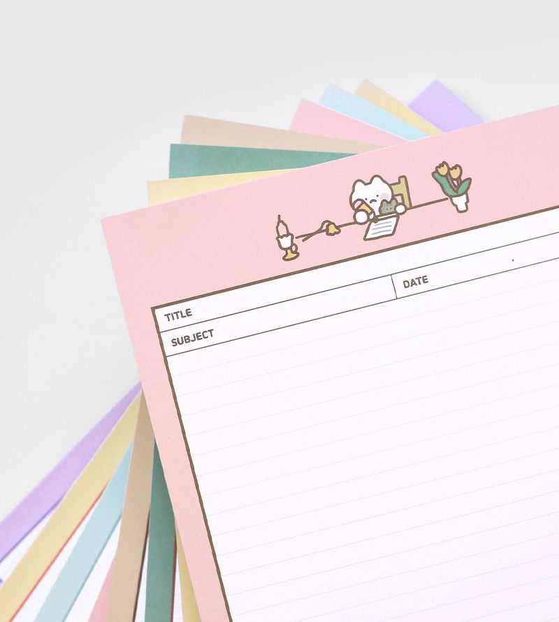 MochiThings: Cat B5 Pastel Notepad