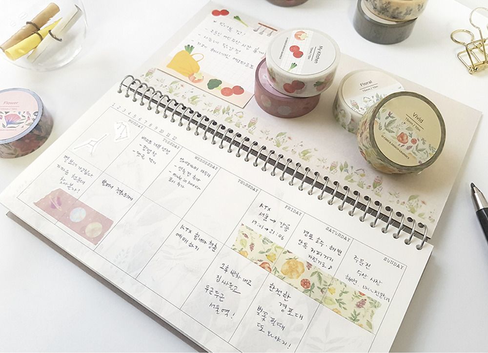 MochiThings: Pattern Illustration Masking Tape