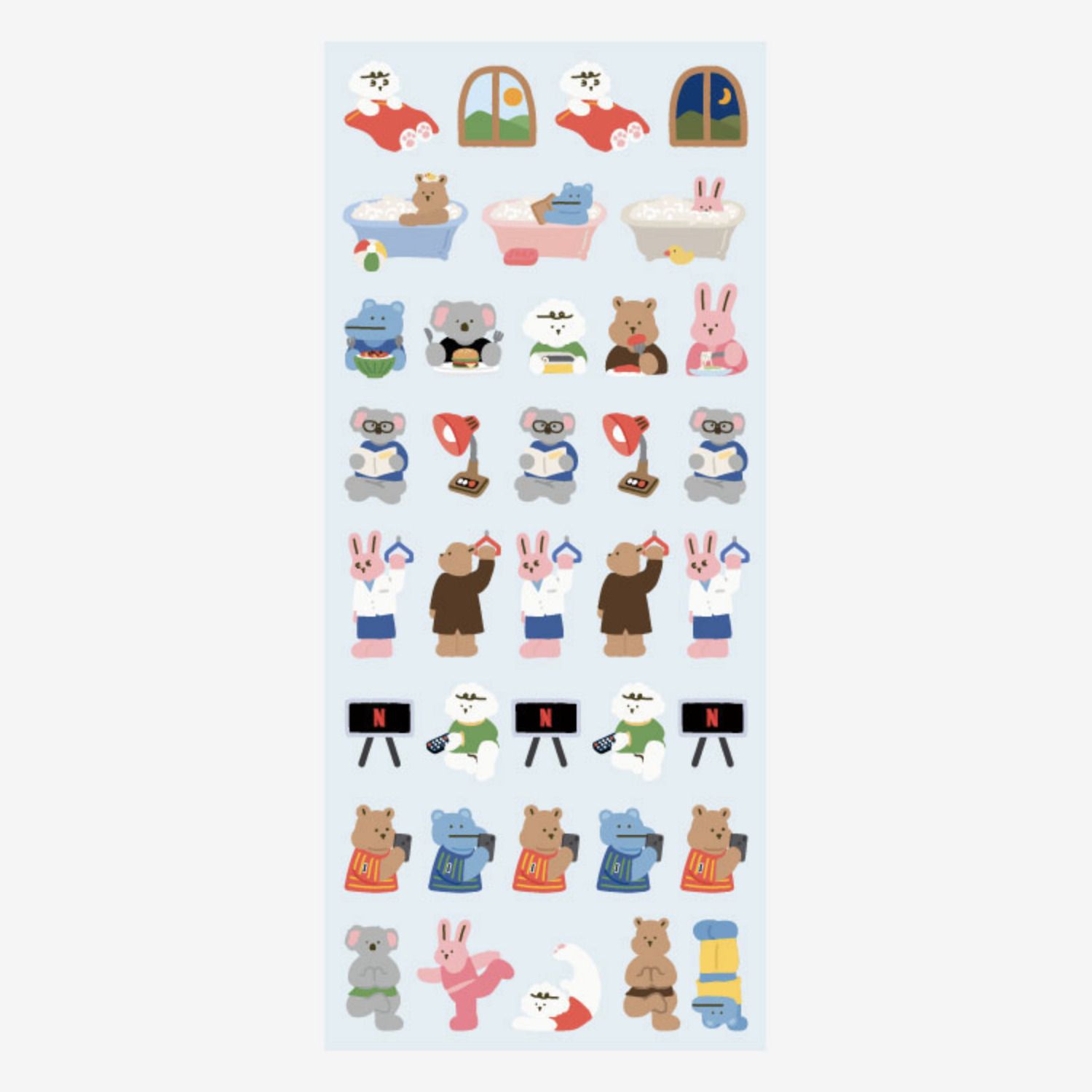 MochiThings: Mini Diary Removable Sticker v2