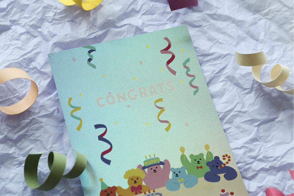 MochiThings: Jelly Bear Hologram Postcard