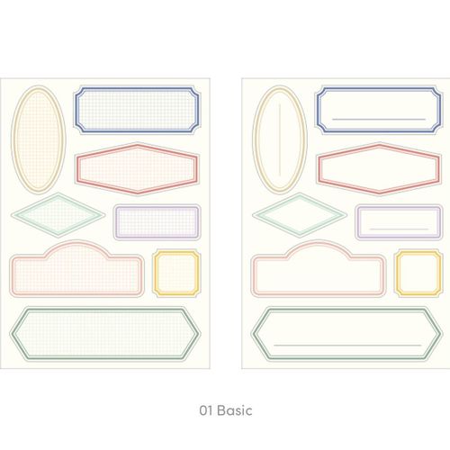 Pastel Label Sticker | mochithings